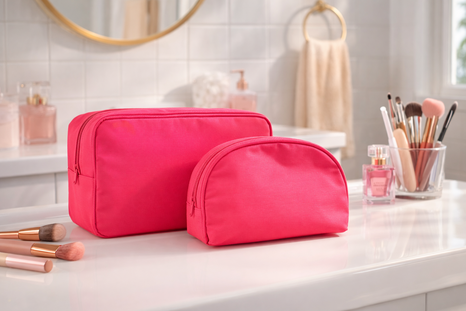 Emma + Ella Beauty Duo Makeup Bag Set